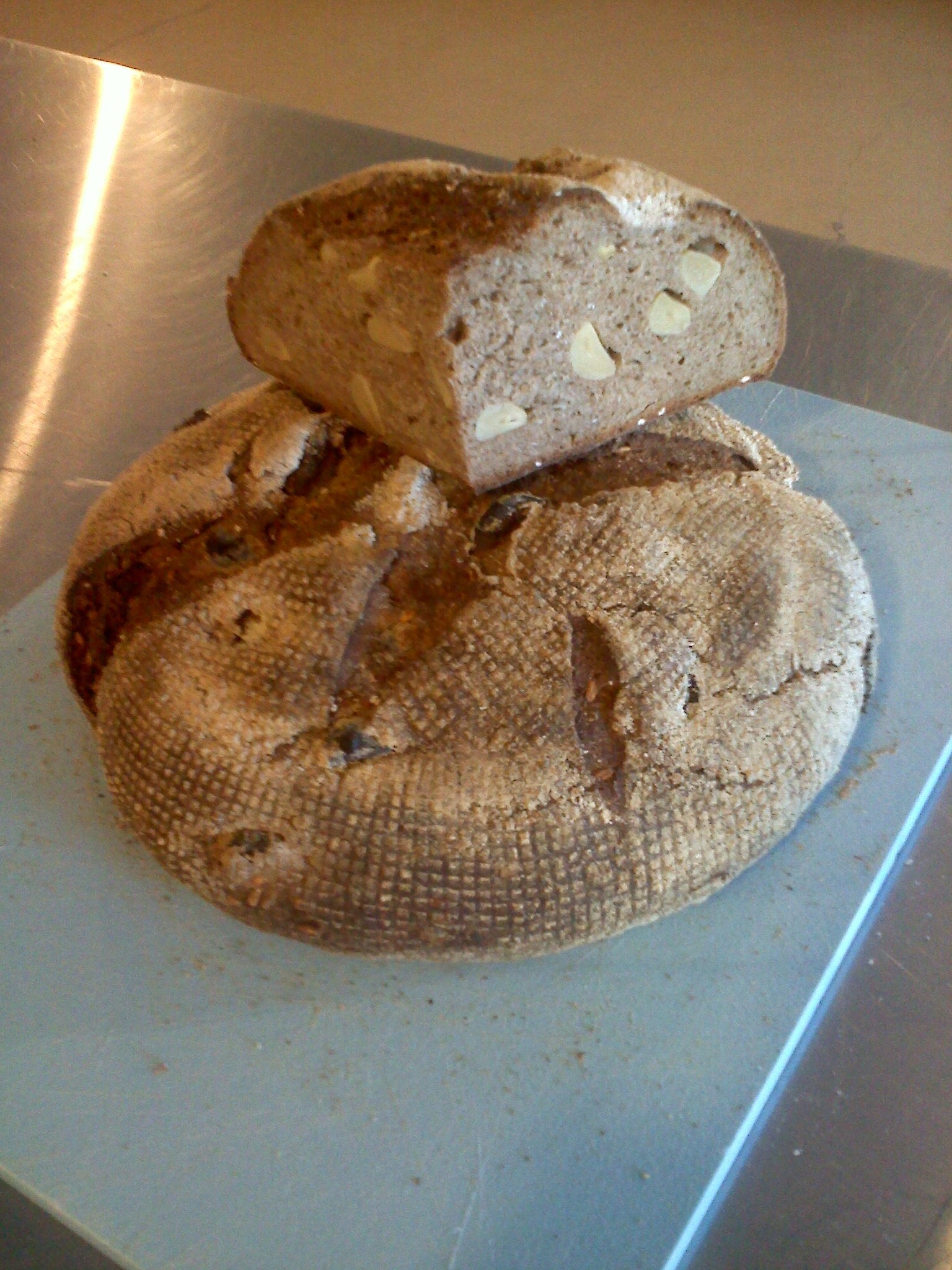 Medieval Rye Levain with Roasted Garlic, by the quarter loaf | Bobolink ...
